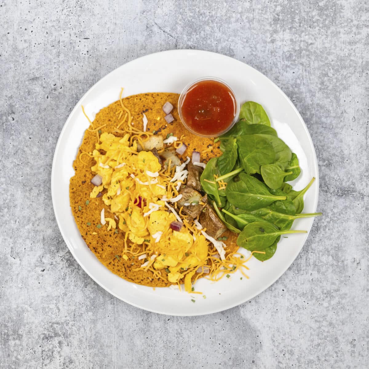 Loaded Breakfast Burrito on Sprouted Grain - Fit AF Nutrition