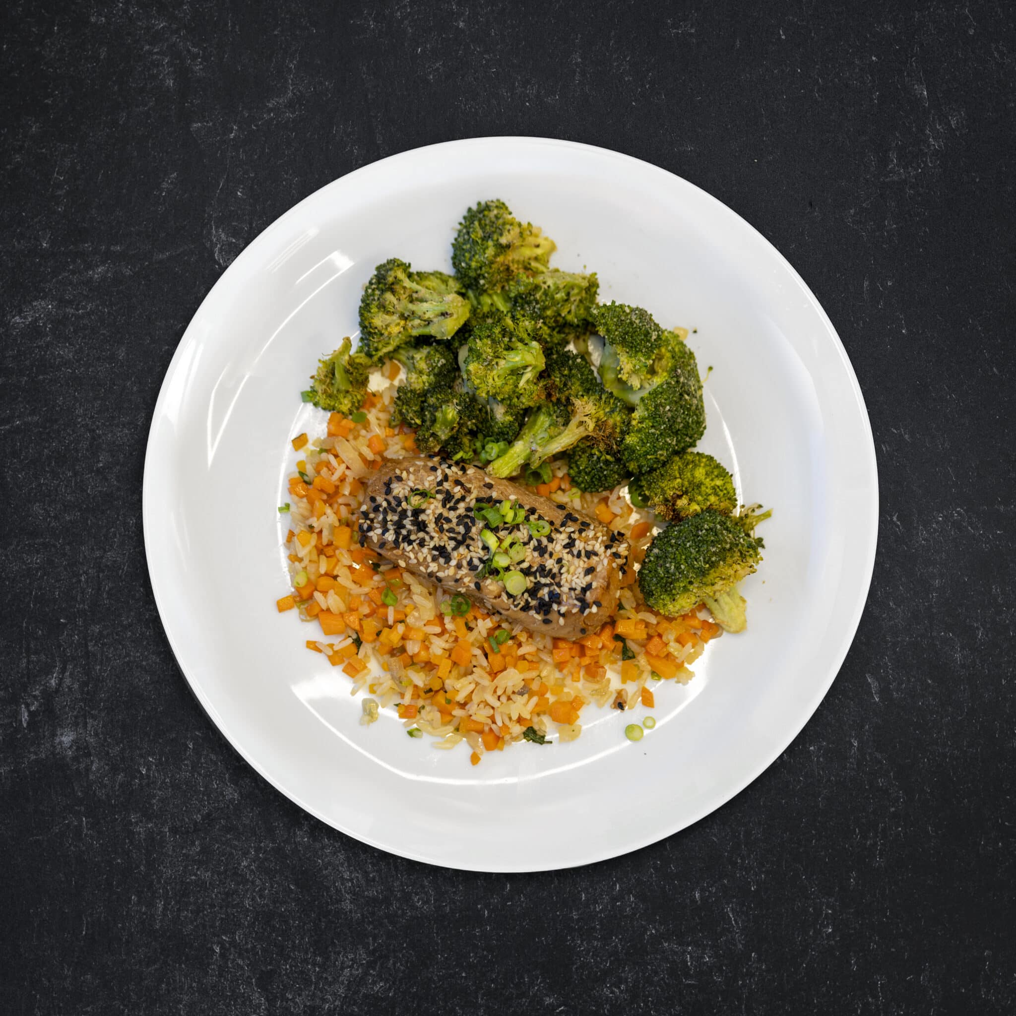 Miso-Glazed Cod over Fried Rice - Fit AF Nutrition