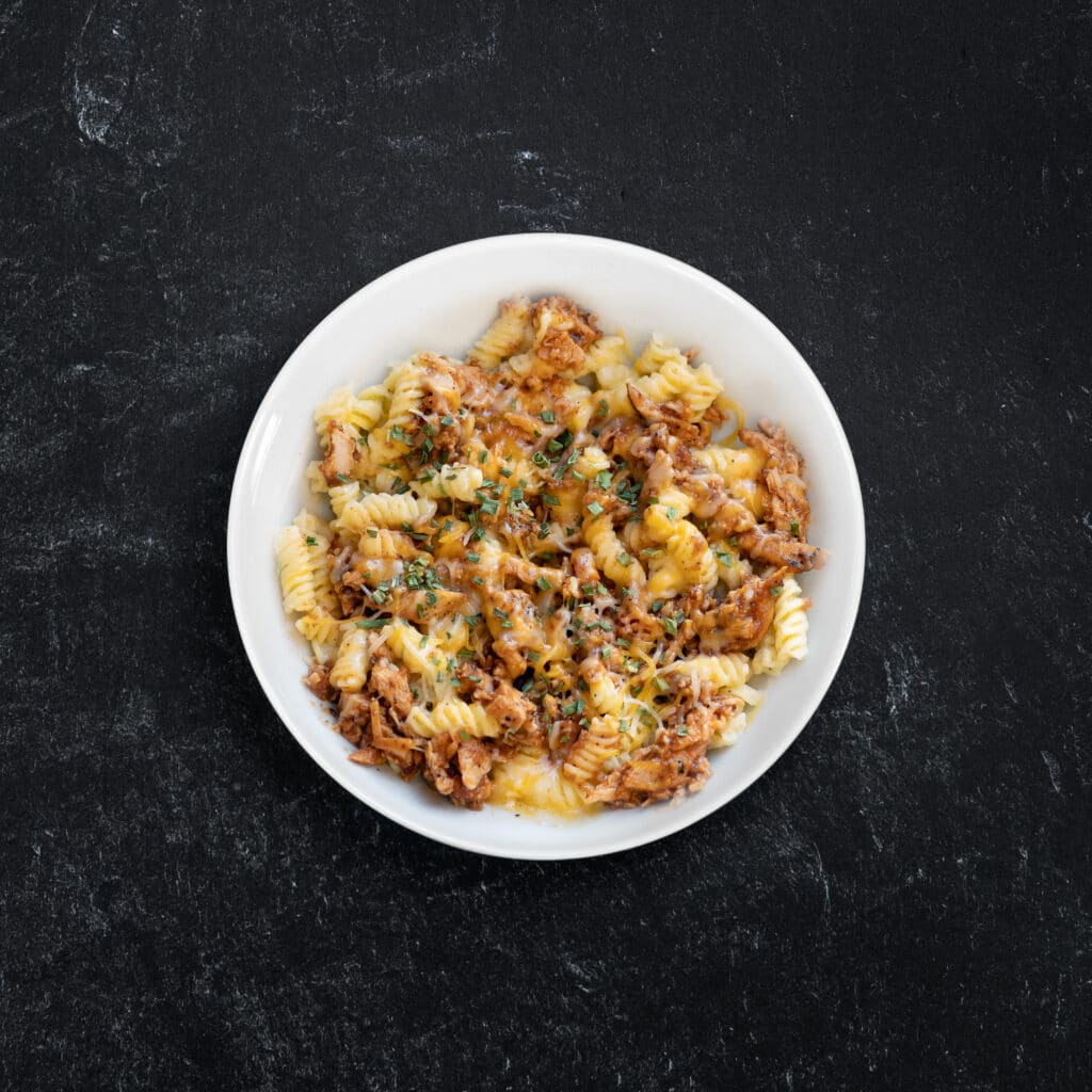 Free BBQ Pulled Pork Mac & Cheese - Fit AF Nutrition