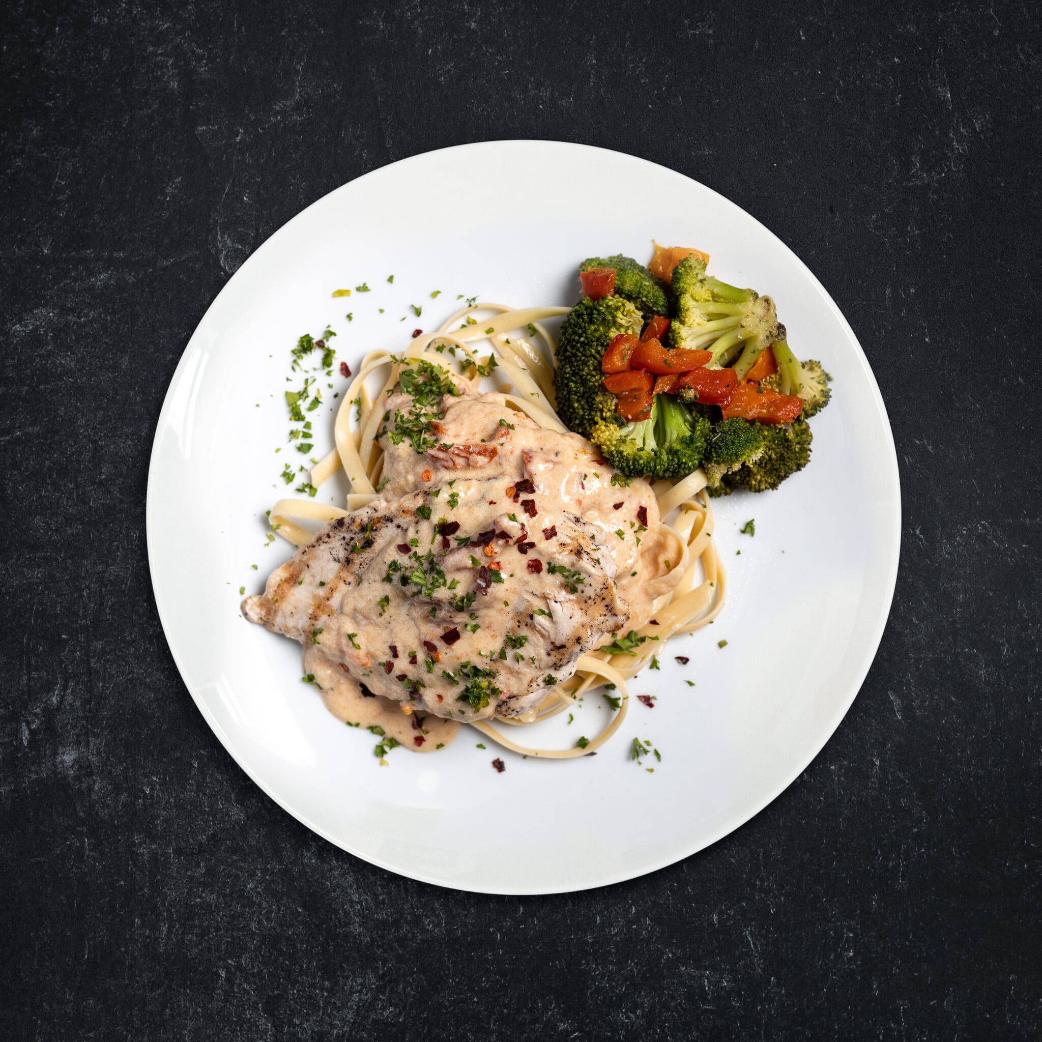 Tuscan Chicken Fettuccine – Fit AF Nutrition